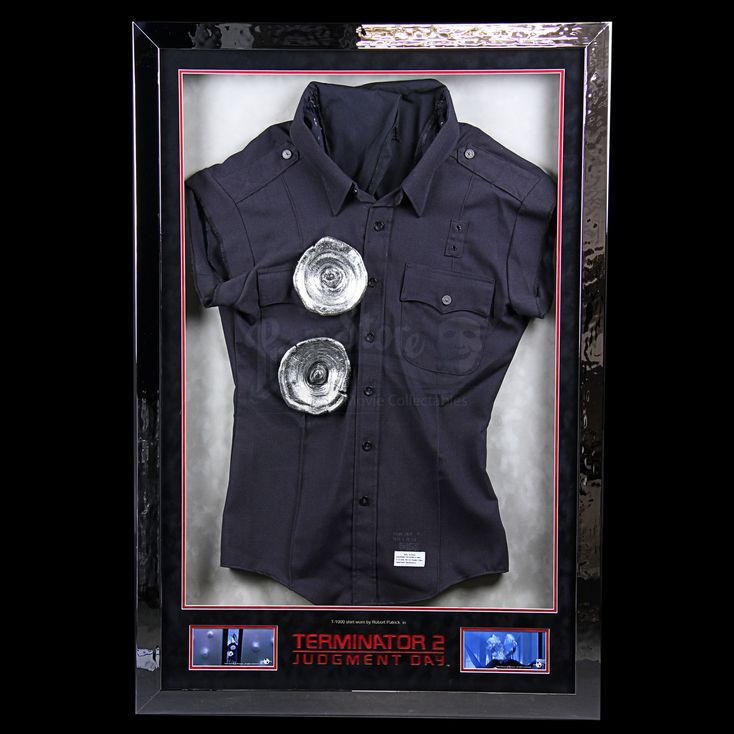 The T-1000s (Robert Patrick) Bullet-Hit Shirt | TERMINATOR 2: JUDGMENT ...