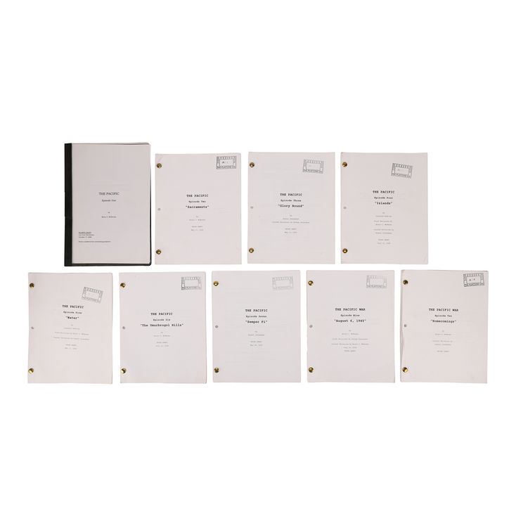 Collection of Scripts | PACIFIC, THE (2010)