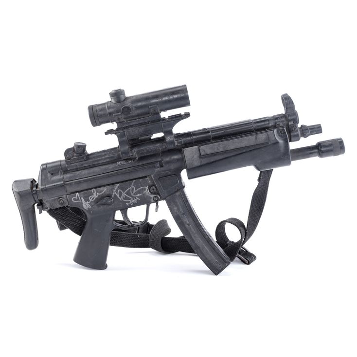 Lot 1308 - Amanda Tapping-Autographed Stunt MP5 Machine Gun | STARGATE ...