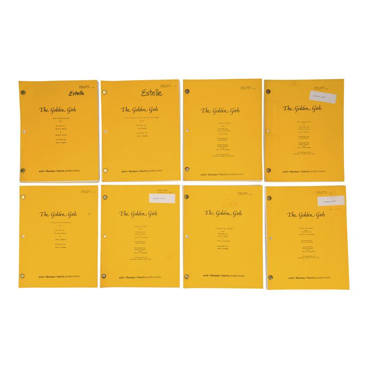 Lot #849 - THE GOLDEN GIRLS (1985-1992) - Rich Weaver Collection: One ...