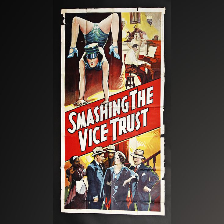 Two Piece Poster | SMASHING THE VICE TRUST (1937)
