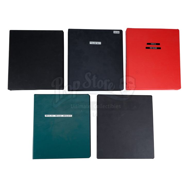 Five Film Scripts in Binders | VARIOUS PRODUCTIONS