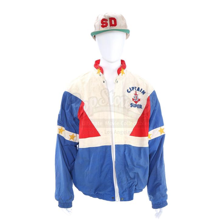 Super Dave Osbornes (Bob Einstein) Captain Super Windbreaker and Sd Cap ...