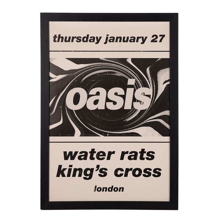 Lot 596 - Tim Abbot Collection Water Rats Kings Cross Concert Poster ...