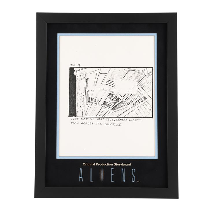 Original Production Storyboard - Narcissus Close-Up | ALIENS (1986)