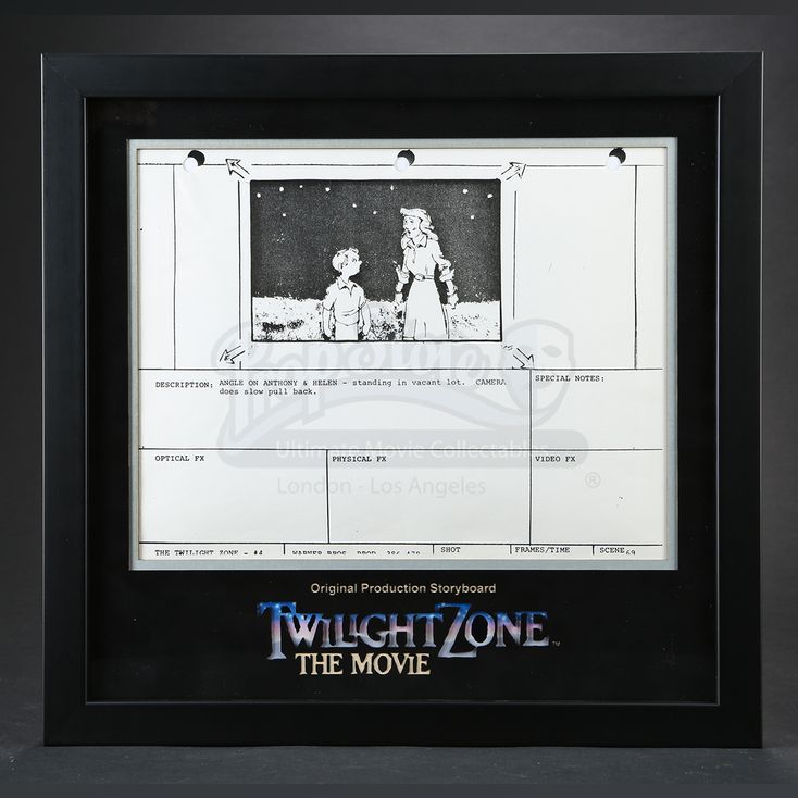 Original Production Storyboard Copy - Anthony and Helen in Vacant Lot ...