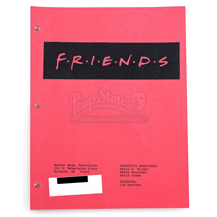 Original Script for The One with Mrs. Bing | FRIENDS (TV SERIES, 1994-2004)