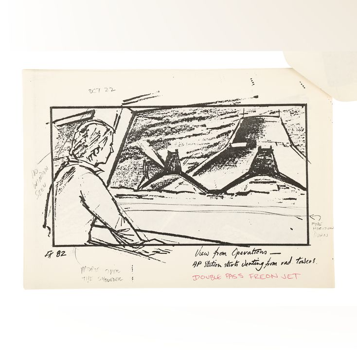 Original Production Storyboard Set - Various Colony Scenes | ALIENS (1986)